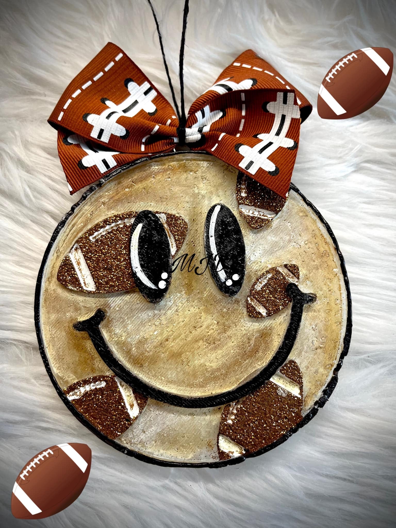 Football Smiley Face | Kay J and Co.