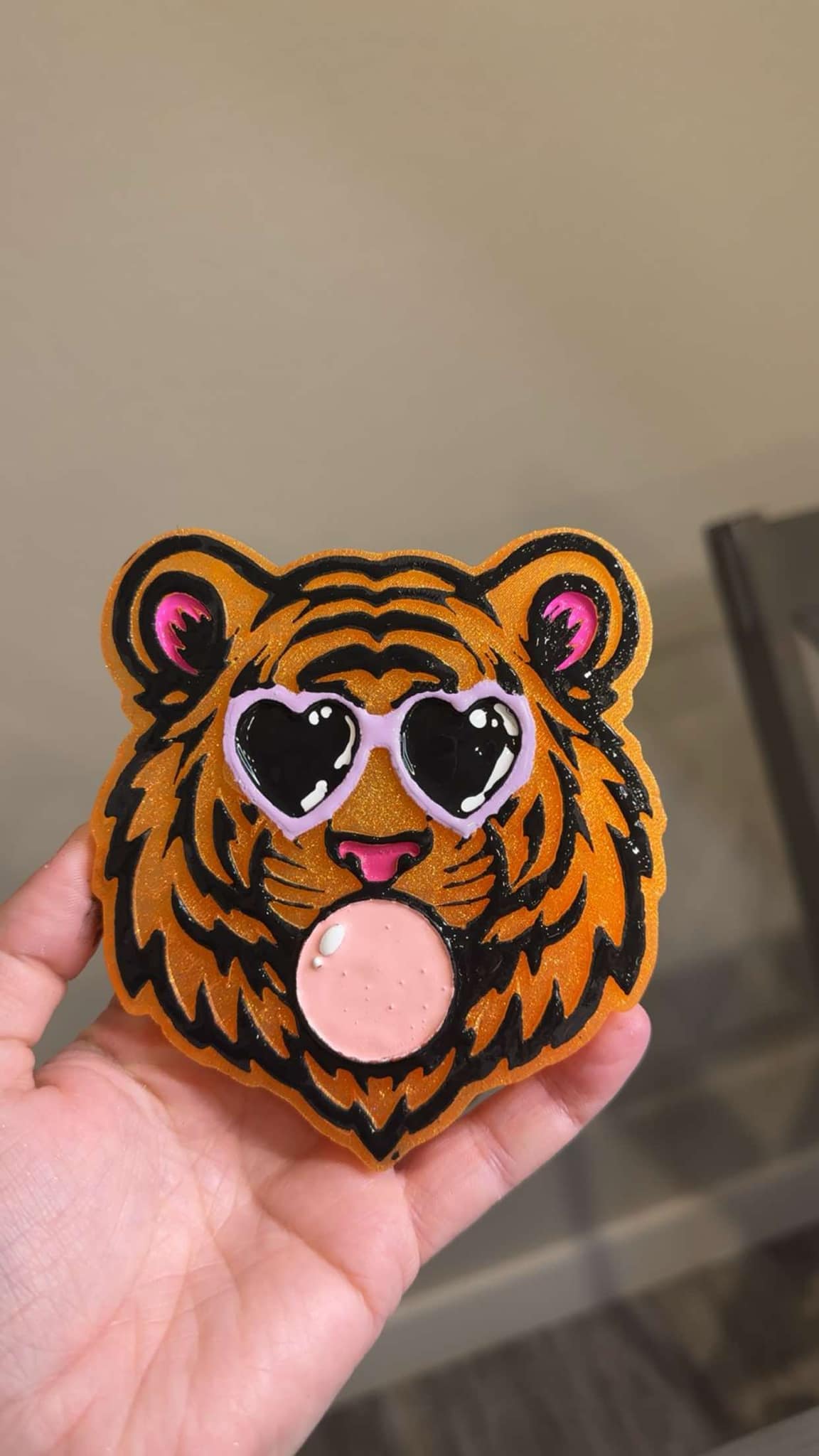 Lion with bubble gum | Kay J and Co.